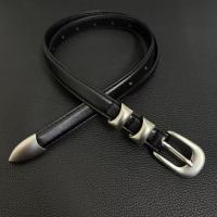 China 2026 New Arrival, Dual-Lock Pin Buckle, Silver Buckle Belt, Trendy Unisex Belt, Minimalist Jeans Belt, Versatile Fashion Belt for sale