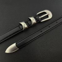 China 2026 New Arrival, Dual-Lock Pin Buckle, Silver Buckle Belt, Trendy Unisex Belt, Minimalist Jeans Belt, Versatile Fashion Belt for sale