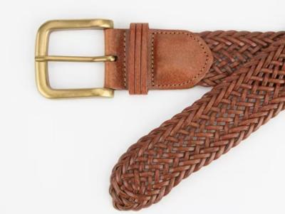 China Niche, hip-hop, Instagram style, fashionable woven belt, bohemian, versatile, hole-free belt for sale