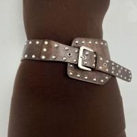 China 2026 new rivet wide waist belt, Y2K baddie women's belt, retro belt accessory, wide and narrow belts for sale