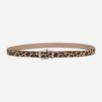China Custom belt leopard print belt alloy pin buckle versatile pairs with jeans decorative women's belt for sale