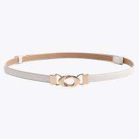 China New hook-and-loop adjustable belt for women, versatile and minimalist, perfect with dresses and coats, slimming waistline, thin and easy to carry and store. for sale