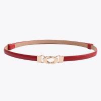 China New hook-and-loop adjustable belt for women, versatile and minimalist, perfect with dresses and coats, slimming waistline, thin and easy to carry and store. for sale