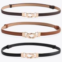 China New hook-and-loop adjustable belt for women, versatile and minimalist, perfect with dresses and coats, slimming waistline, thin and easy to carry and store. for sale