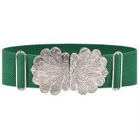 China Hot Sale Casual Alloy Buckle Adjustable Elastic Flexible Woven Fashion Women Belts for Wholesale Price for sale