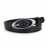 China Wholesale Designer Women's Casual All-Match PU Leather Belt Oval Alloy Pin Buckle Western Style for sale