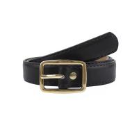 China Women's High-End Leather Belt Women's PU with Alloy Gold Alloy Buckle Casual Style for sale