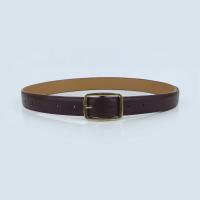 China Women's High-End Leather Belt Women's PU with Alloy Gold Alloy Buckle Casual Style for sale