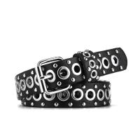 China Punk-Style Rock Studded PU Leather For European American Ins Style Universal Ladies Belts for sale