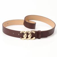 China New Fashionable Thin Belt Multi-Color Women's Belts Twisted Gold Buckle Ladies Belt Faux Leather Adjustable for Jeans Dresses for sale