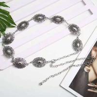 China Wholesale Fashion Metal Chain Women's Belts Waist Chain Belts for Lady Dresses for sale