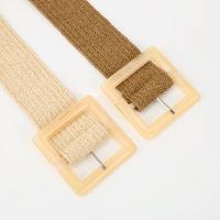 China Fit For Daily Wear Adjustable Woven Belt For Ladies Woven Waist Belt, Custom Buckle & Color for sale