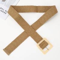 China Fit For Daily Wear Adjustable Woven Belt For Ladies Woven Waist Belt, Custom Buckle & Color for sale