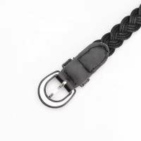 China Elastic Stretch Woven Fabric Belts Vintage Casual Ladies Waist Belts For Women Hand Braided PU Rope Strap D Ring Buckle for sale