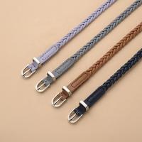 China Manufacturer Multi-Color Woven PU Stylish Decorative Waist Belt For Daily Dress Casual Outfit Ladies Belts for sale