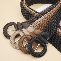 China Manufacturer Custom Woven Belts Decorative Belt With Pin Buckle Distinctive Subculture Style Belt for sale