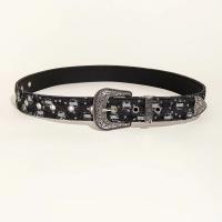 China Europe and the United States Style Needle Buckle Belt Denim Belt Retro Carved Adjustable Ladies Belt for sale