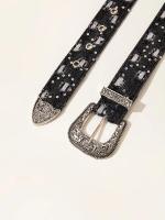 China Europe and the United States Style Needle Buckle Belt Denim Belt Retro Carved Adjustable Ladies Belt for sale