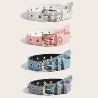 China Western Styple PU Leather Belt For Women Belt Manufacturer Vintage Buckle Classic Cowgirl Daily Fashion Decorative Accessory for sale