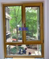 China Elegant View Wood Aluminum Windows 2.0mm C Notch Heatproof Thermal for Brazil market for sale