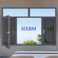 China Double Glazed Aluminum Casement Windows German Hardware With Good Air Tightness And Water Tightness For Srilanka Market for sale