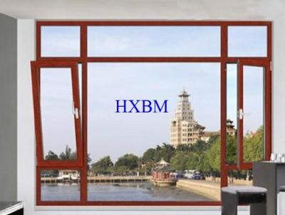 China Strength Enhanced Alu Wood Windows , Customized Color wood Clad aluminum Windows for sale