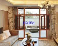 China German quality Double Glazing Aluminum Clad Wood Windows For Commercial Office Building for sale