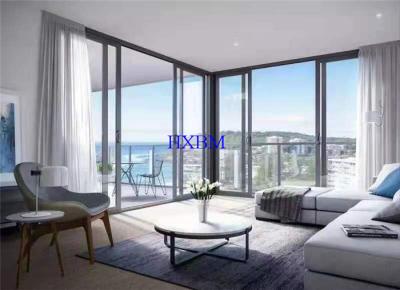 China Housing Project Double Glazed Sliding Windows 2.0mm Aluminum Profile Hurricane Proof for sale
