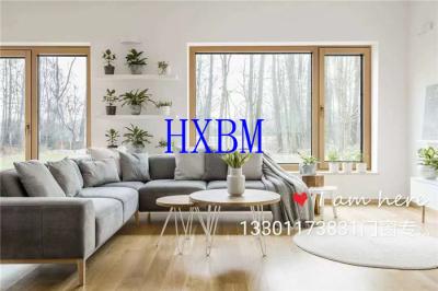 China Anti Shaping soundproof 5mm Triple Glass aluminum clad Oak Wood Windows for sale