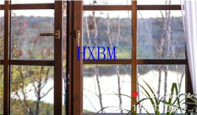 China Three Layer Grids 68mm Frame Aluminum Clad Wood Windows for Italy market for sale