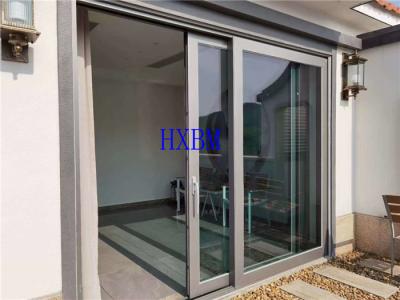 China 2.0mm Profile 6063 -T5 Double Glazed Aluminium Doors 9A for sale
