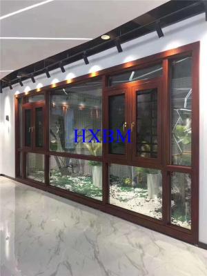 China 12A Glass ISO9001 6063 -T5 Powder Coated Aluminium Windows for sale