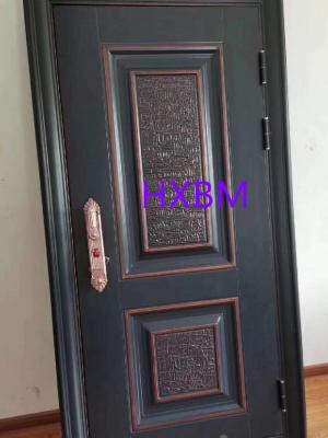 China Customized Home Front Exterior Main Entry Steel Security Doors For House for sale