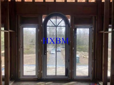 China 90mm Thickness Triple Glass Aluminium Clad Windows For Home Decoration for sale