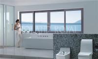 China Double Glazed PVDF Coated 6063-T5 Aluminum Horizontal Sliding Windows Waterproof for sale