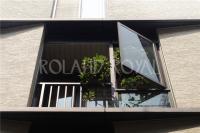 China Wood Grain 0.76 PVB Aluminum Casement Windows Double Glazed for sale