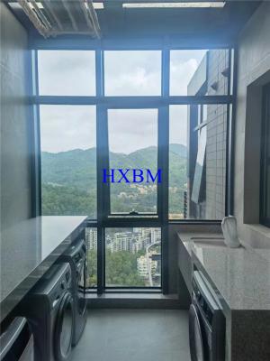 China Powder Color Double Glass Air Tightness Aluminum Casement Windows Thermal Break for sale