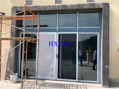 China Waterproof Double Glazed External Aluminum Sliding Doors For Middle East Market for sale
