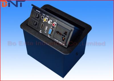 China HDMI Universal Standard  Pop Up Power Socket Aluminum Alloy 150*120*135mm for sale