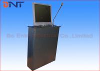 China Office Meeting Room LCD Motorized Lift With Discussion Microphone for sale