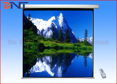 China Electric Projector Screen Ceiling Mount 136 Inch For Commercial Presentation for sale