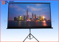 China Large Motorized Projector Screen , Electric Pull Down Projector Screen for sale
