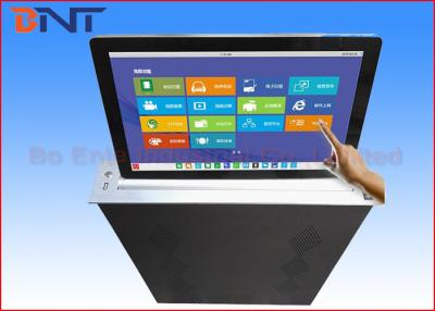 China Conference Room LCD Motorized Monitor Lift With 17.3 Inch Touch Screen for sale
