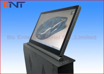China Adjustable Meeting LCD Motorized Computer Monitor Lift With 18.5 Inch Touch Screen for sale