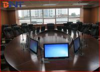 China 73 Mm Super Thin Office Meeting Room LCD Computer Lift With 15.6 Inch Touch Screen for sale