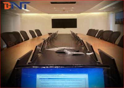 China Brushed Aluminum LCD Electric Monitor Lift With 408.2 * 229.6mm Viewing Area for sale