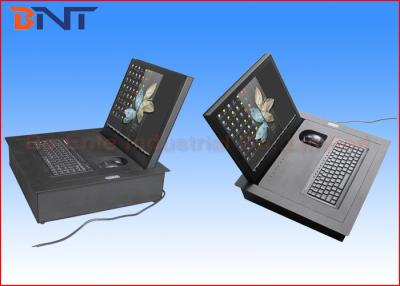 China Meeting Room Computer Monitor Lift Mechanism Carbon Steel Wireless Remote for sale