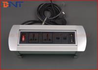 China Manual Flip Up Conference Table Power Socket Interconnection Box 110V - 240V AC for sale