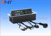 China Conference Universal Desk Pop Up Sockets Zinc Alloy With HDMI VGA Socket for sale