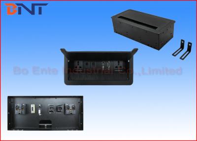 China Manual Flip Up Power Outlet  , Compact Table Top Electrical Outlets for sale